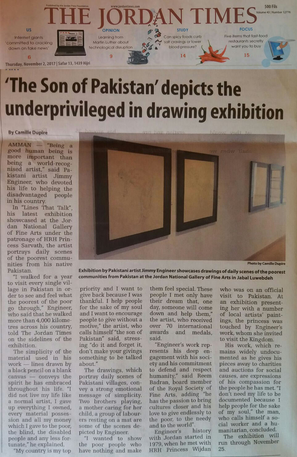 Jimmy Engineer - World Renowned Artist and Humanitarian from Pakistan